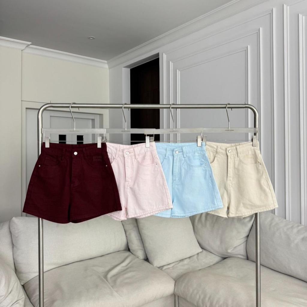 PTJ30153 Embroidery Short Pants Promthong | Shopee Philippines