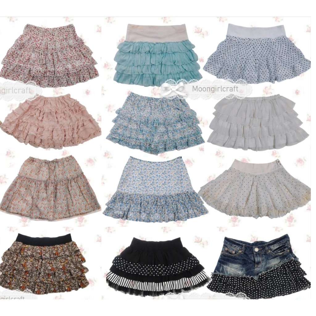 Second-Hand Short Skirt Japanese Style shojo gyaru y2k | Shopee Philippines