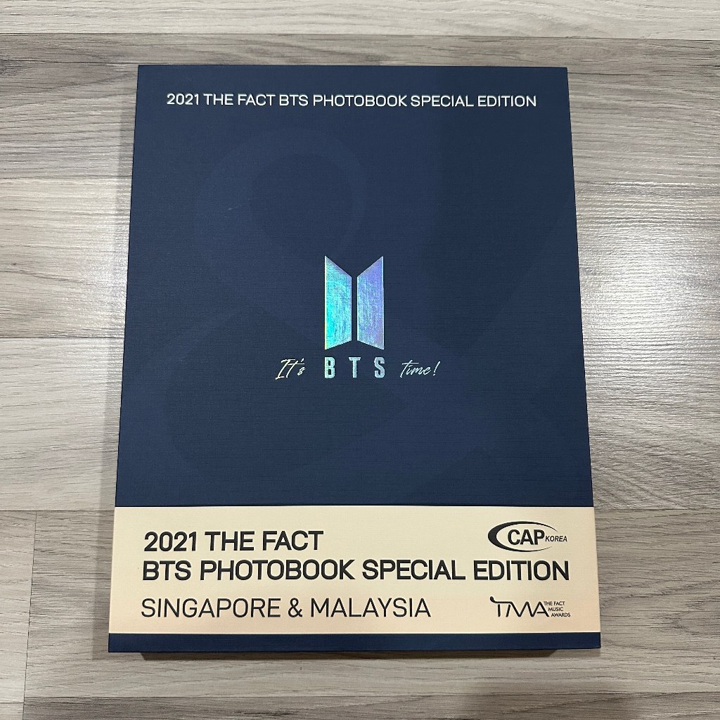 [BTS] 2021 THE FACT BTS PHOTOBOOK SPECIAL EDITION (Singapore & Malaysia ...