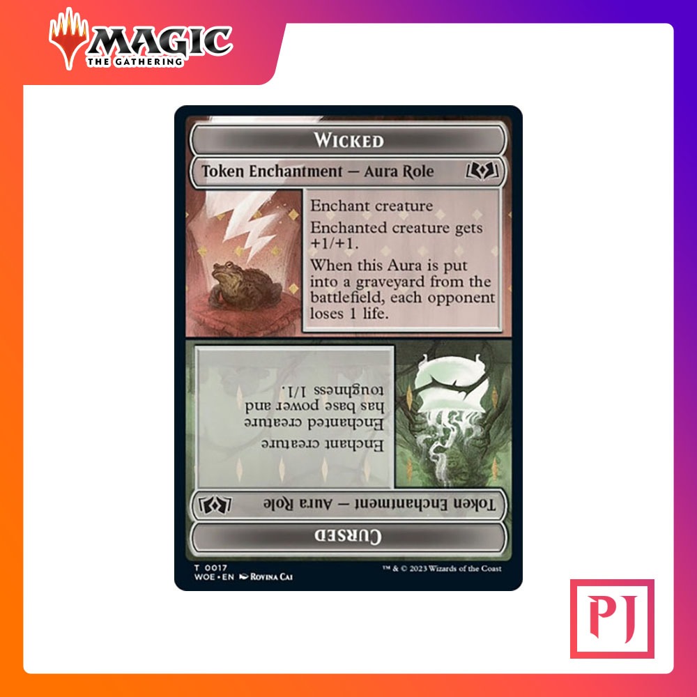 [MTG] Wicked/Cursed Role [WOE] [TOKEN] [COMMON] [NORMAL] [ENG] (Magic ...
