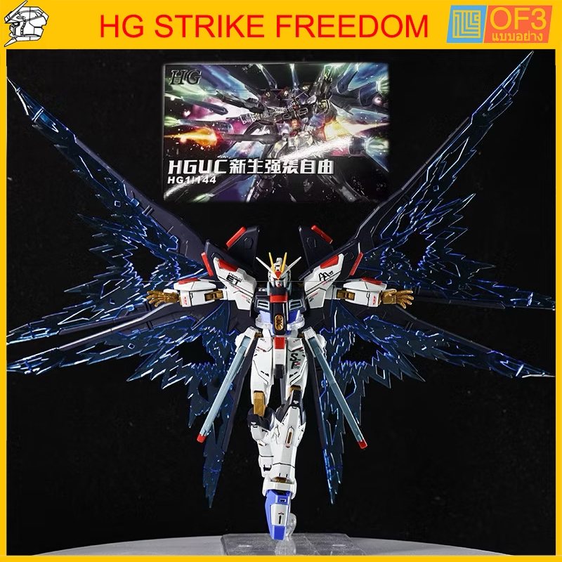 GUNDAM Model GAOKE HGUC STRIKE FREEDOM "WINGS OF LIGHT" Assembled Model ...