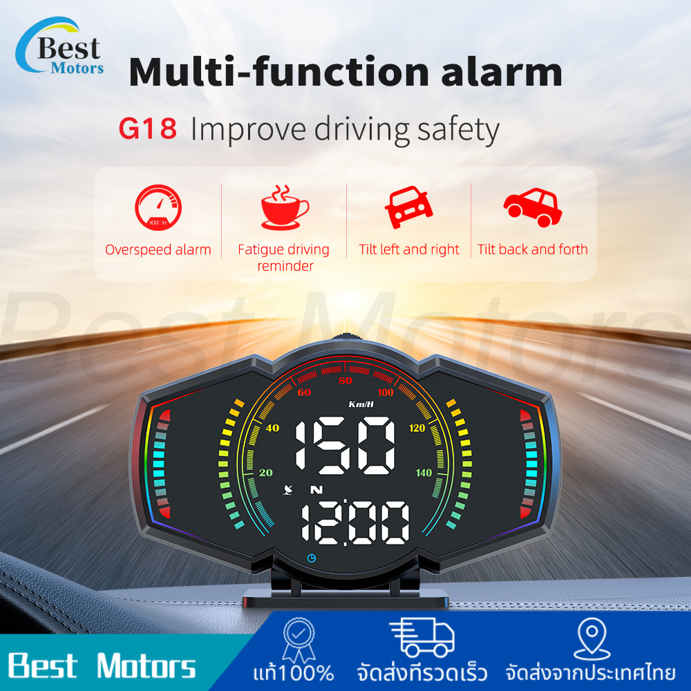 GPS HUD G18 Speedometer Digital Speed Display For Truck Car Motorcycle ...