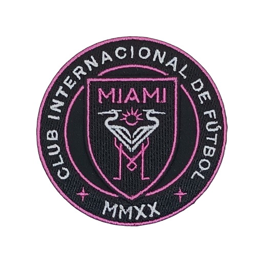 Inter Miami Embroidery Arm Iron-On Patches Premier League Football Team ...