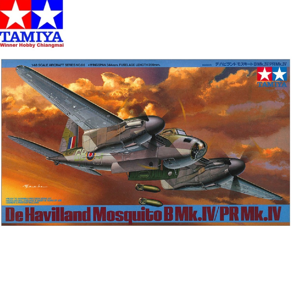 Tamiya 61066 De Havilland Mosquito B Mk.IV/PR Mk.IV 1/48 Plane Model ...