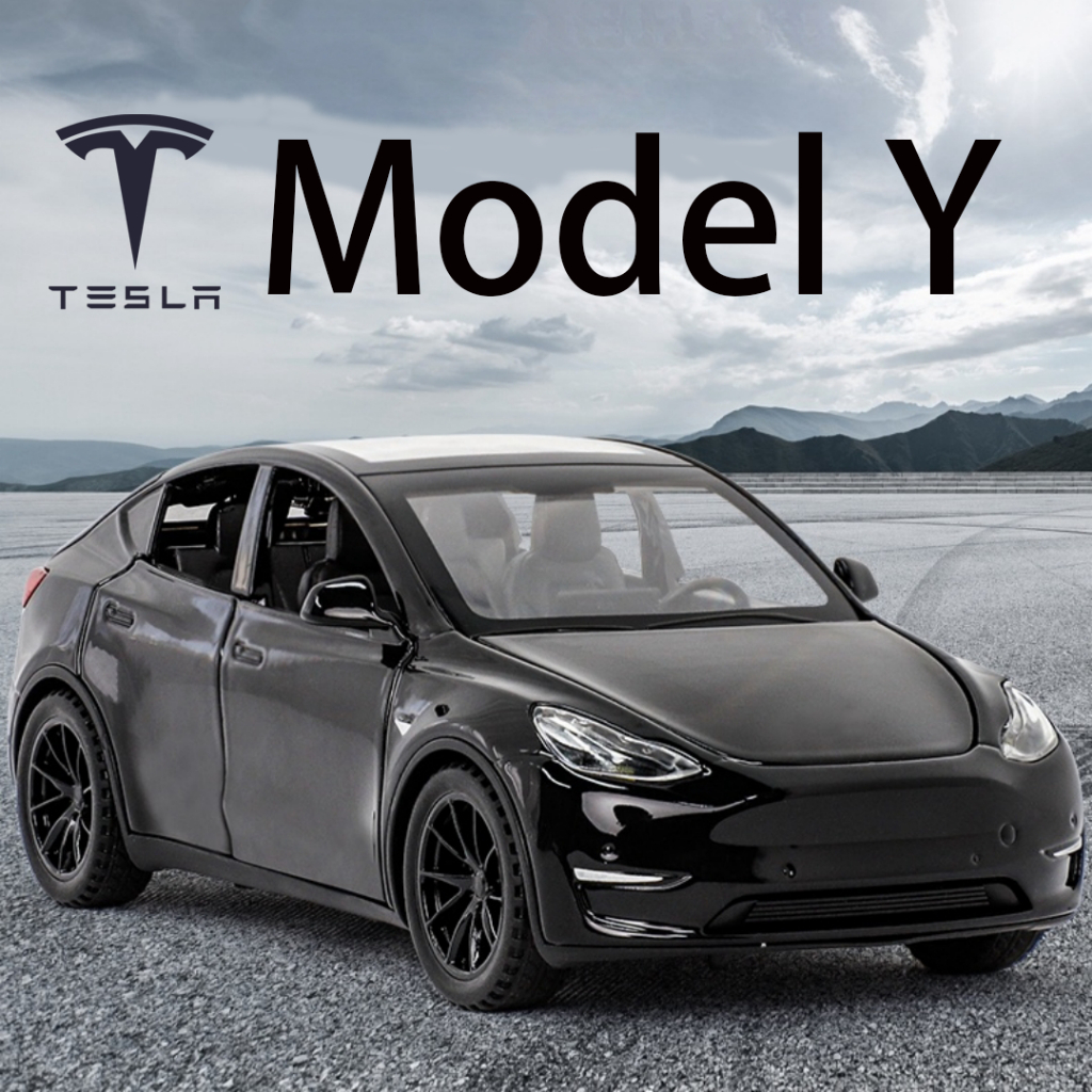 Boyuan Model Tesla Y SUV Scale 1:32 Child Toy Car Steel | Shopee ...