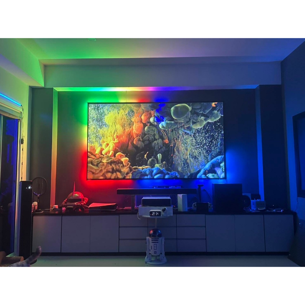 Smart LED TV/Projector back light Right-Changing Color Type | Shopee ...
