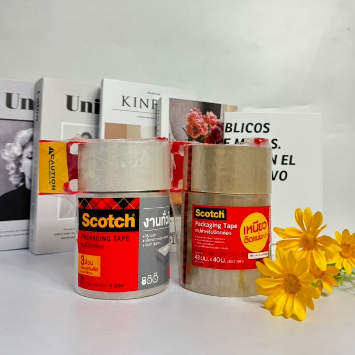 3 Rolls Of Opp Tape + 3M Cutter (Scotch) | Shopee Philippines