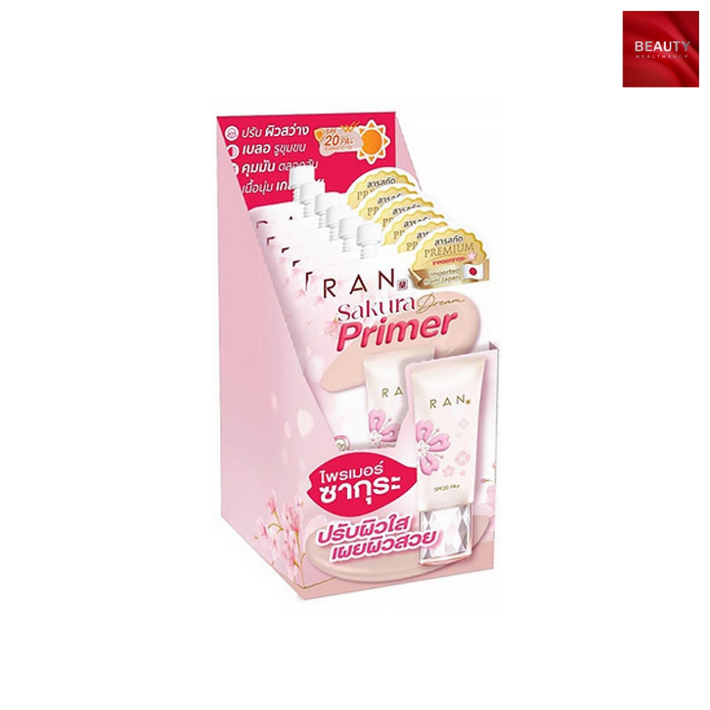 RAN COSMETIC Sakura Dream Primer Run Lightweight (5 Gram x 6 Sachets ...