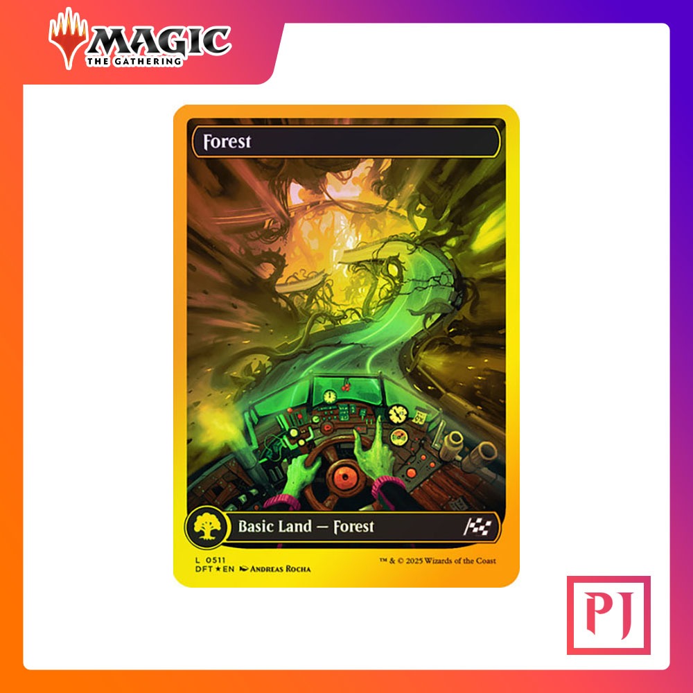 [MTG] Forest (511) (Full Art) (First Place FOIL) [DFT] [LAND] [COMMON ...