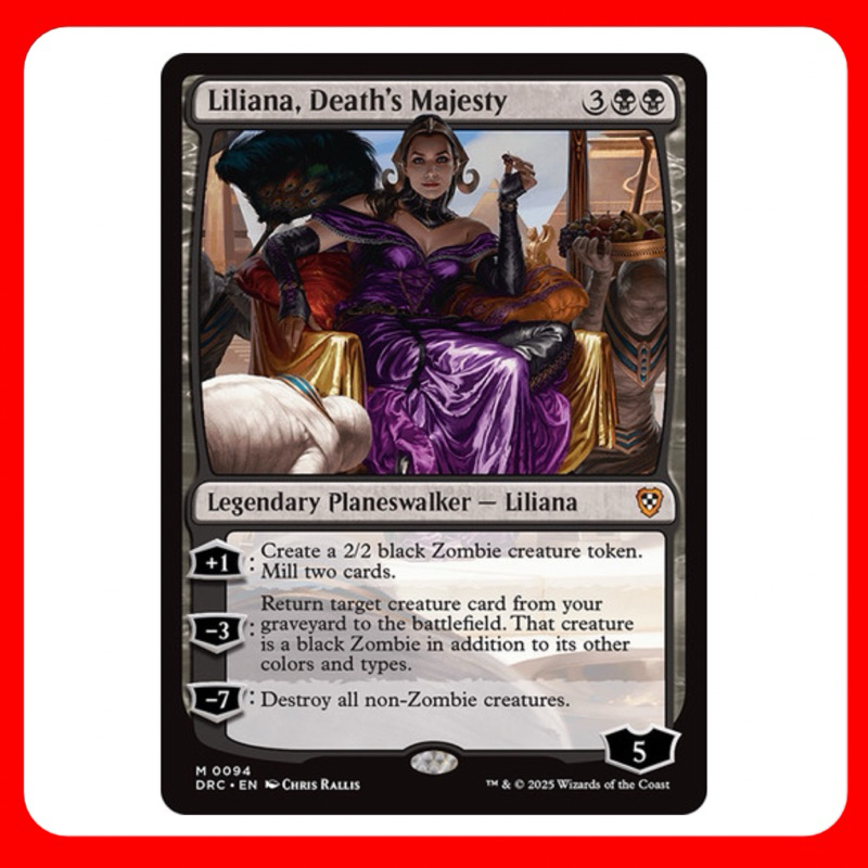 [MTG] Liliana Death's Majesty [DRC] [BLACK] [MYTHIC] [NORMAL] [ENG] (Magic Card/Magic the ...