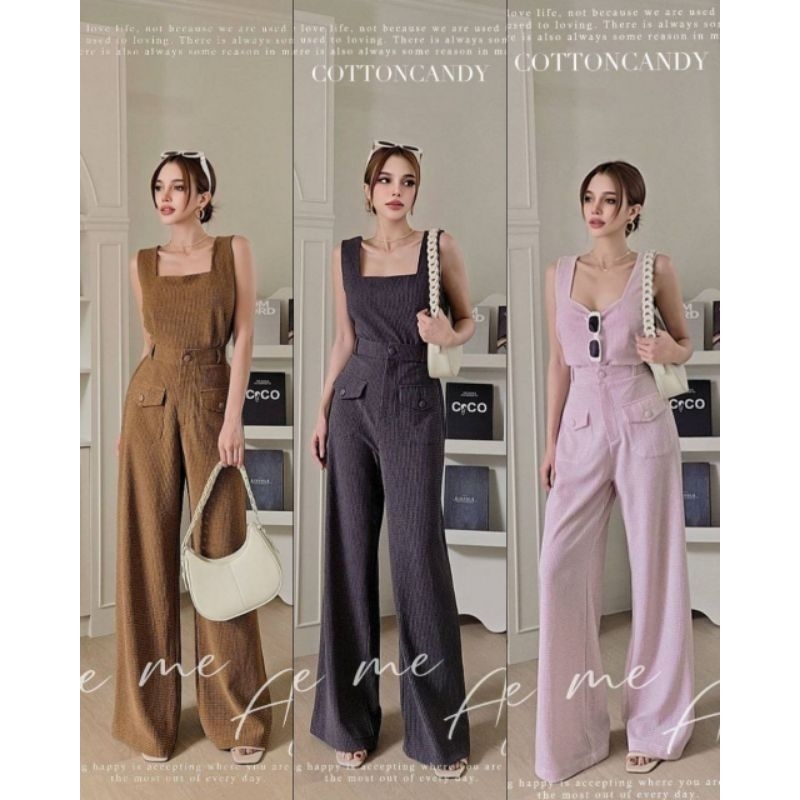 COTTON CANDY set Gorgeous Woven New Nirin korea | Shopee Philippines