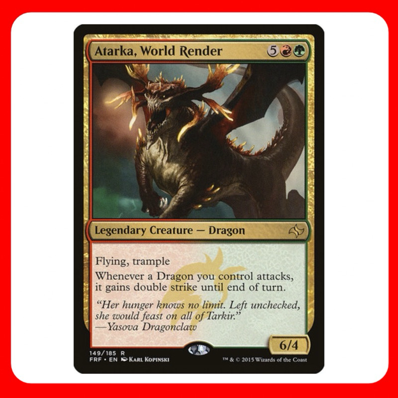 [MTG] Atarka World Render [FRF] [MULTI] [RARE] [NORMAL] [ENG] (Magic ...
