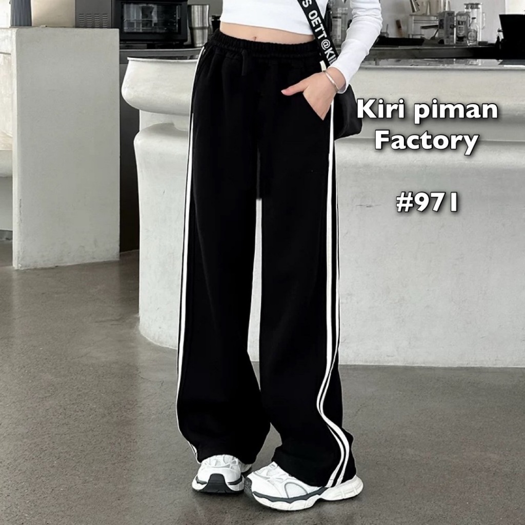 Women's Long Pants Model K971 Elastic Waist Stretchable Fabric Good ...