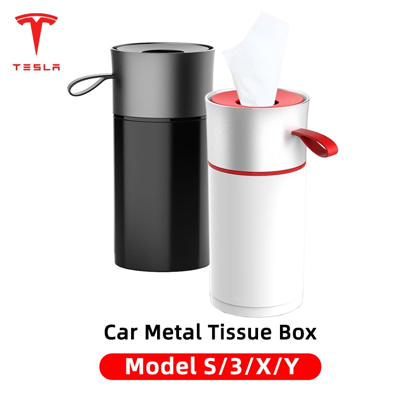 Tesla Model S 3 X Y Premium Car Tissue Box Simple Fashion Style ...