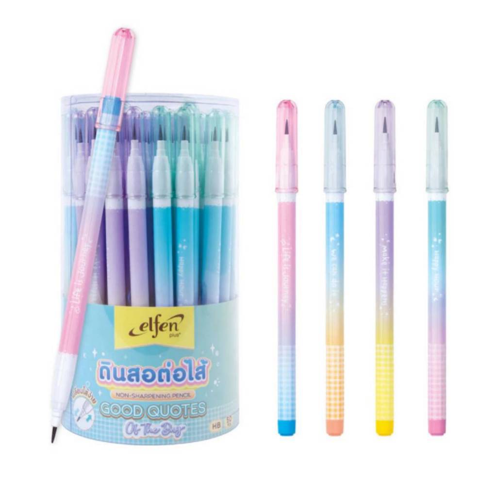 Pencil Elfen Plus Grade HB Black Per Lead Sweet Color Model NS10 ...