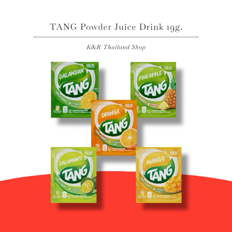 TANG POWDER JUICE DRINK Instant Mix 19g | Shopee Philippines