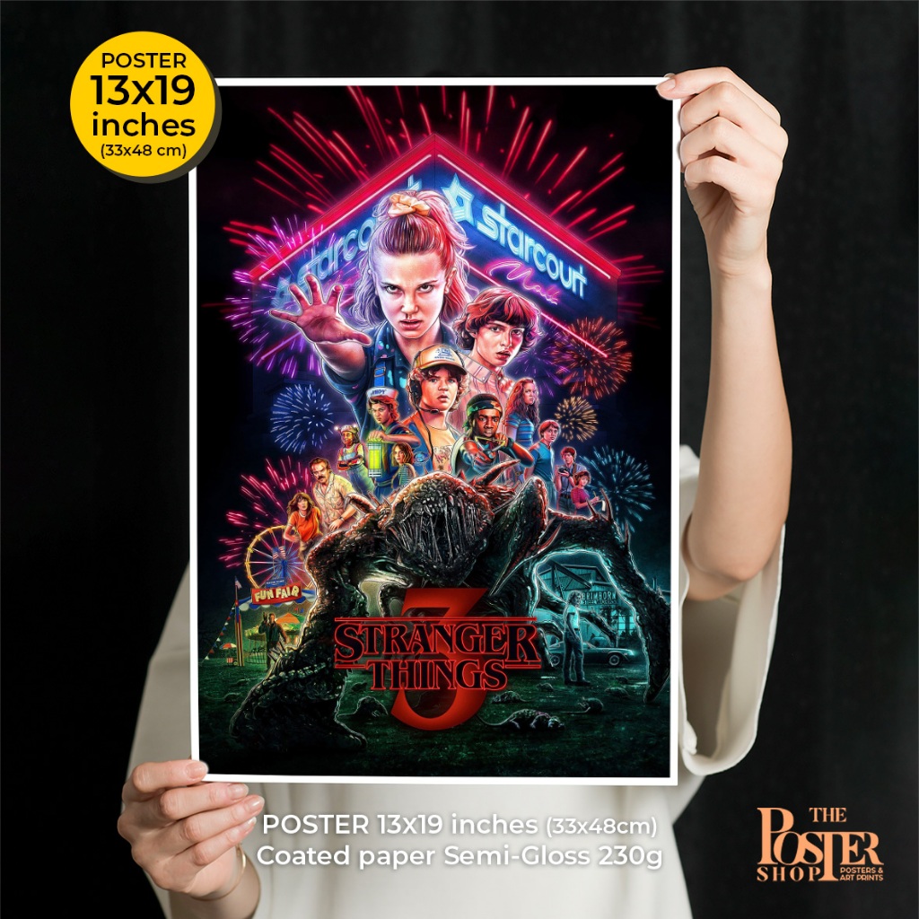 Stranger Things posters SS1-3 Poster Set SS1-3 | Shopee Philippines