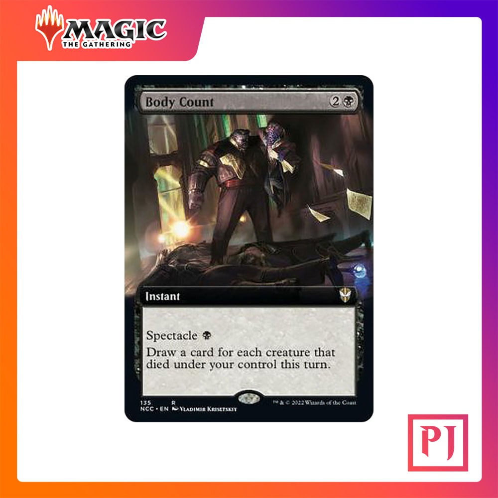 [MTG] Body Count (Extended Art) [NCC] [BLACK] [RARE] [NORMAL] [ENG ...
