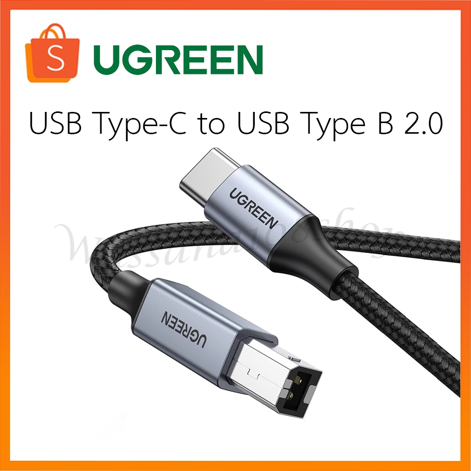 UGREEN USB Type-C to Type B 2.0 for Printer Scanner (US370) | Shopee ...