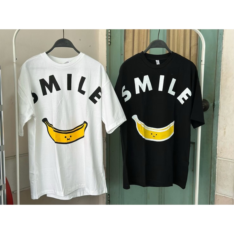 SIS.ON | Oversize SHE Fruit Design T-Shirt (Smile banana) | Shopee ...