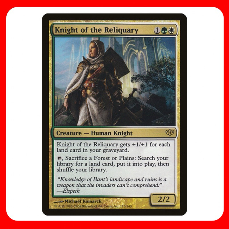 [MTG] Knight of the Reliquary [CON] [MULTI] [RARE] [NORMAL] [ENG ...