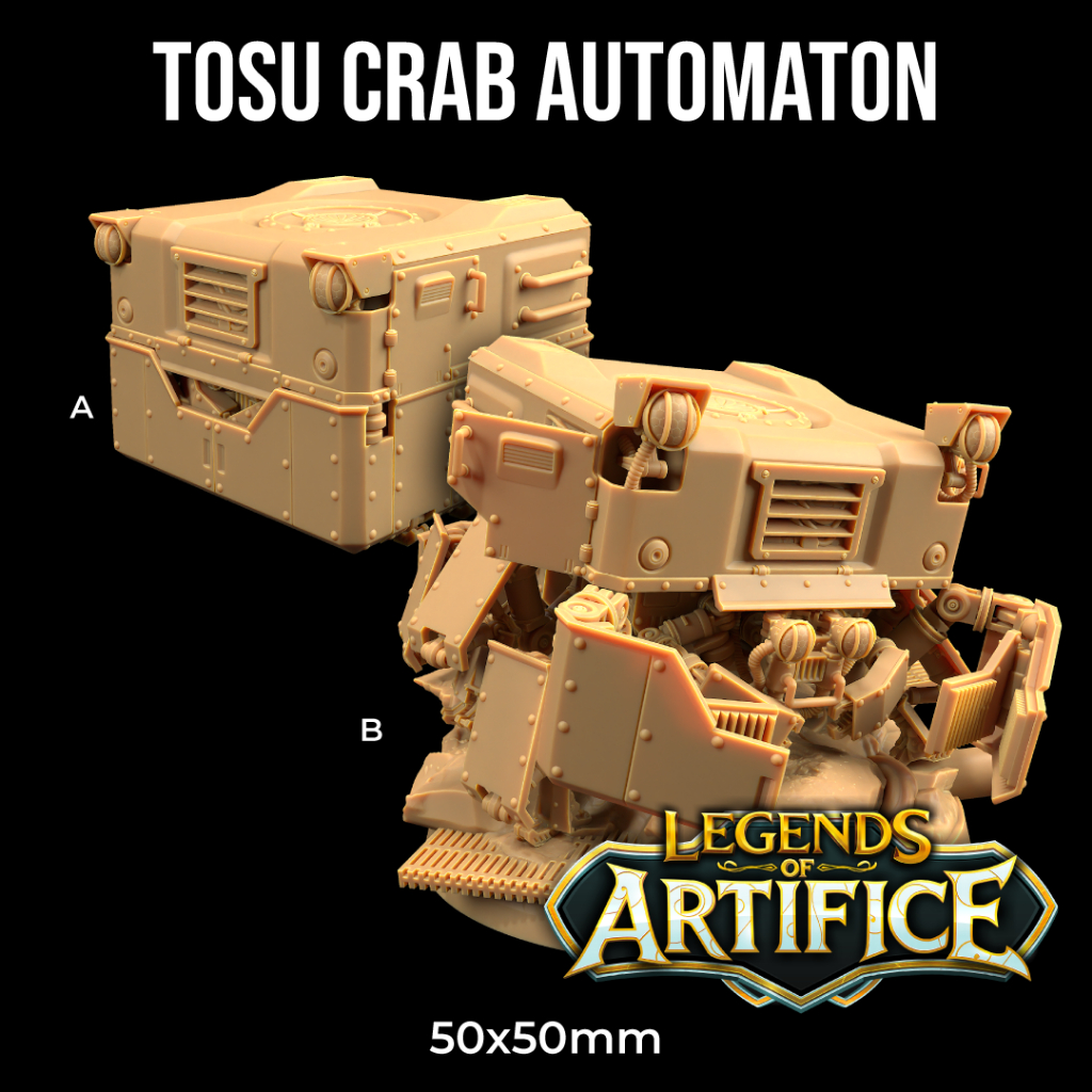 [Legends of Artifice]-Tosu Crab Automaton-Model For DnD miniature [Made ...