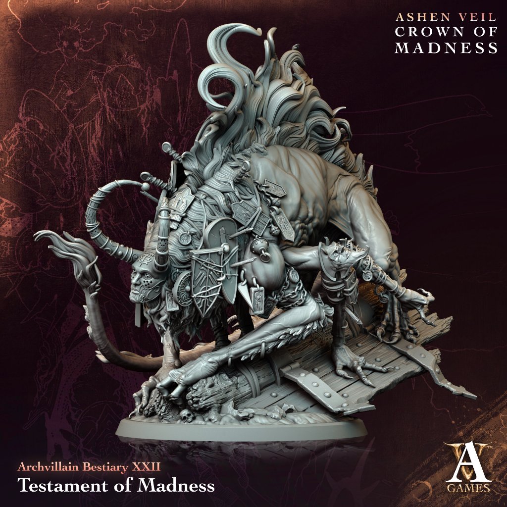 [AshenVeil Crown of Madness]-Testament of Madness-Model For DnD ...