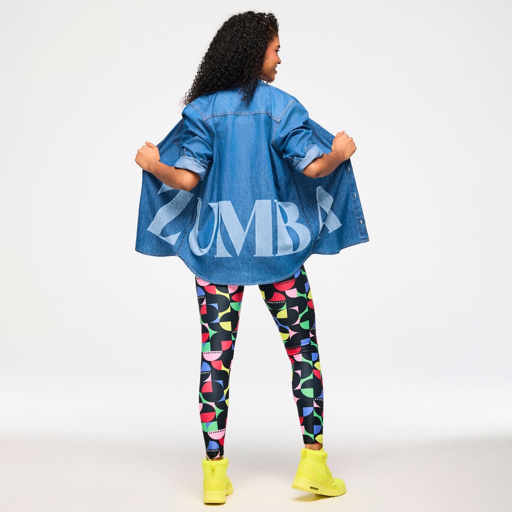 Zumba Haus Button Down (Zumba Workout Long Sleeve Shirt) | Shopee ...