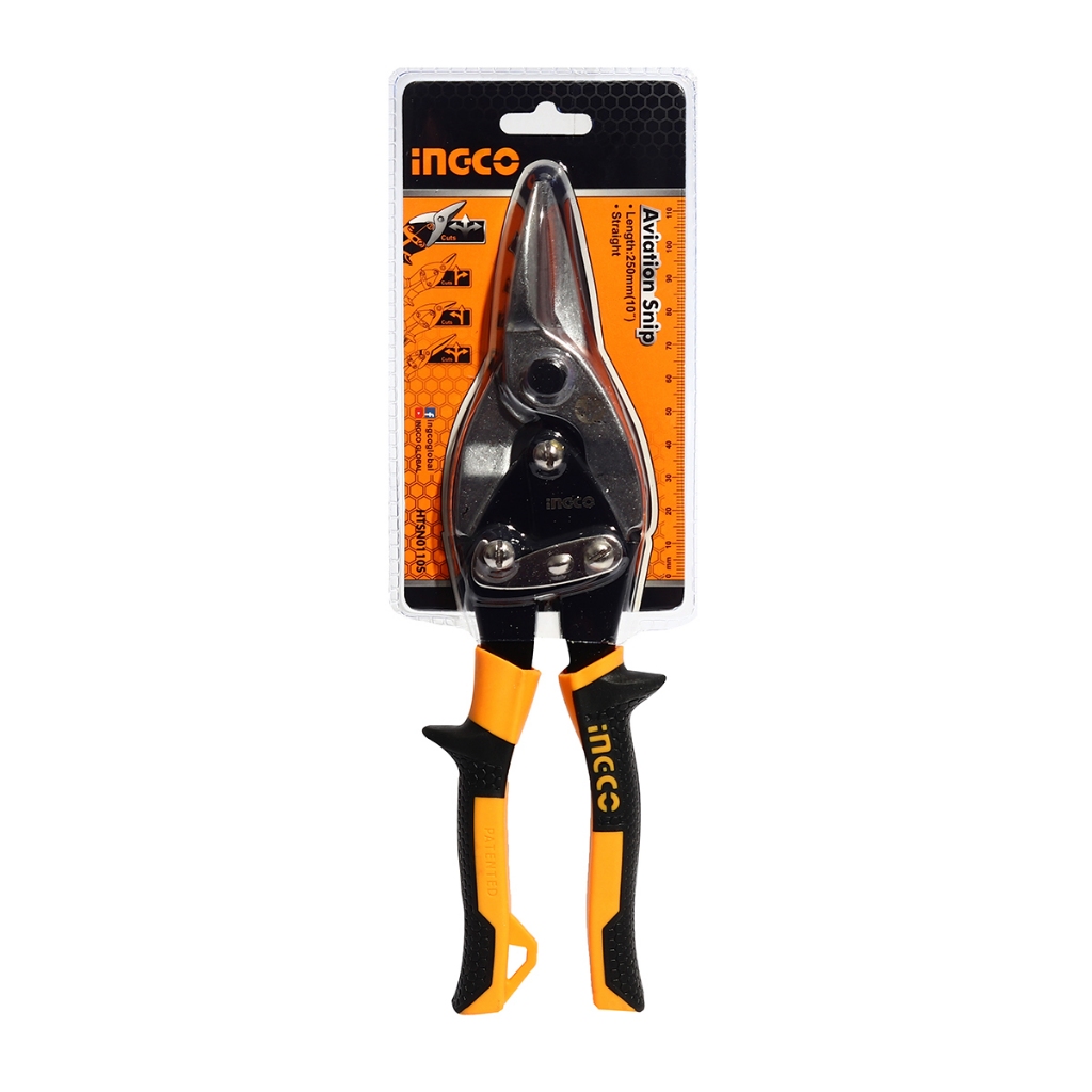 INGCO Steel Sheet Cutter 10 "Straight Mouth Model HTSN0110S | Shopee ...