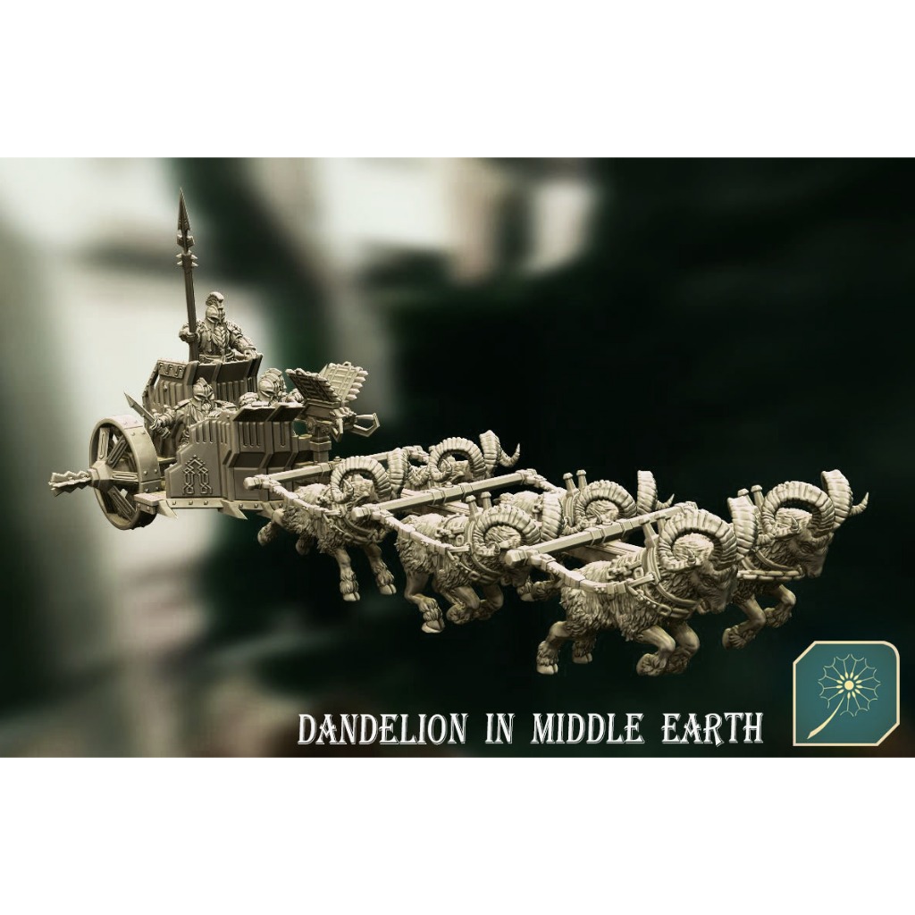 [Dandelion in Middle earth] Dwarf of Metal Mountain-War Chariot-Model ...