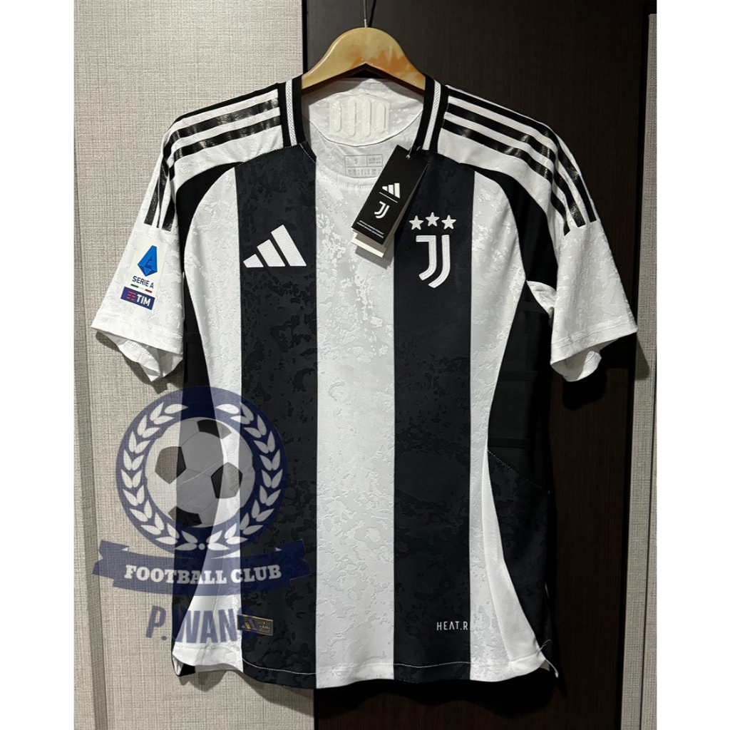 New!! Juventus Home PLAYER Issue Football Jersey 2024/25 Fluffion With ...
