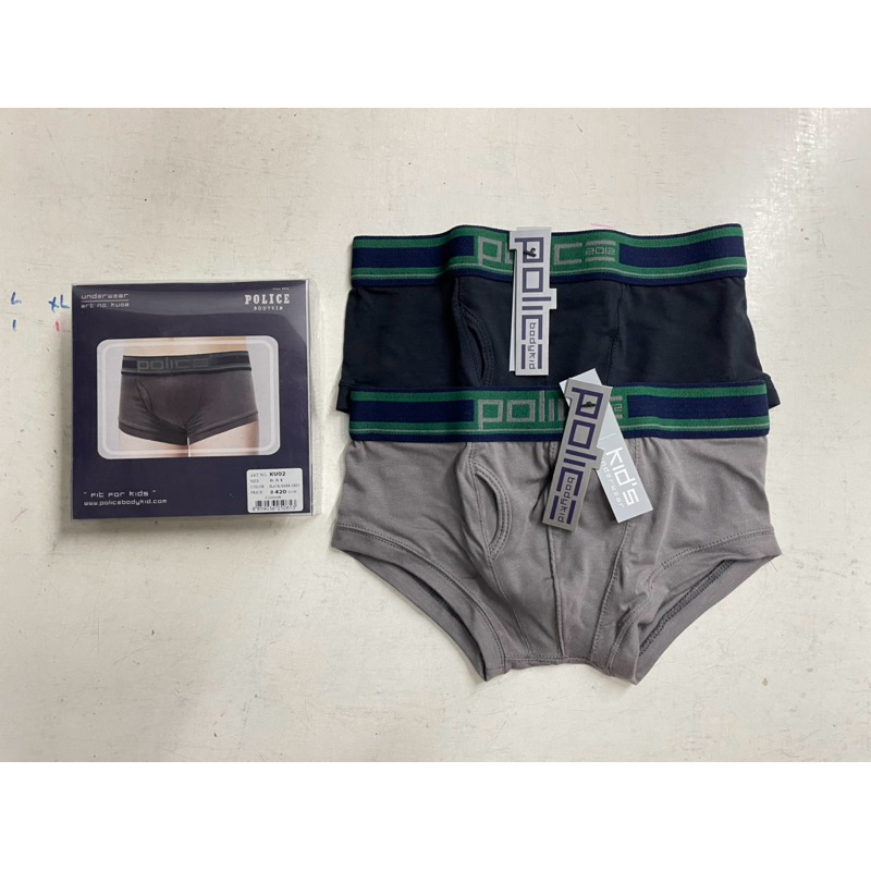 Authentic Boxer's Boys POLICE 1st Hand Underwear (2 Pack) | Shopee ...
