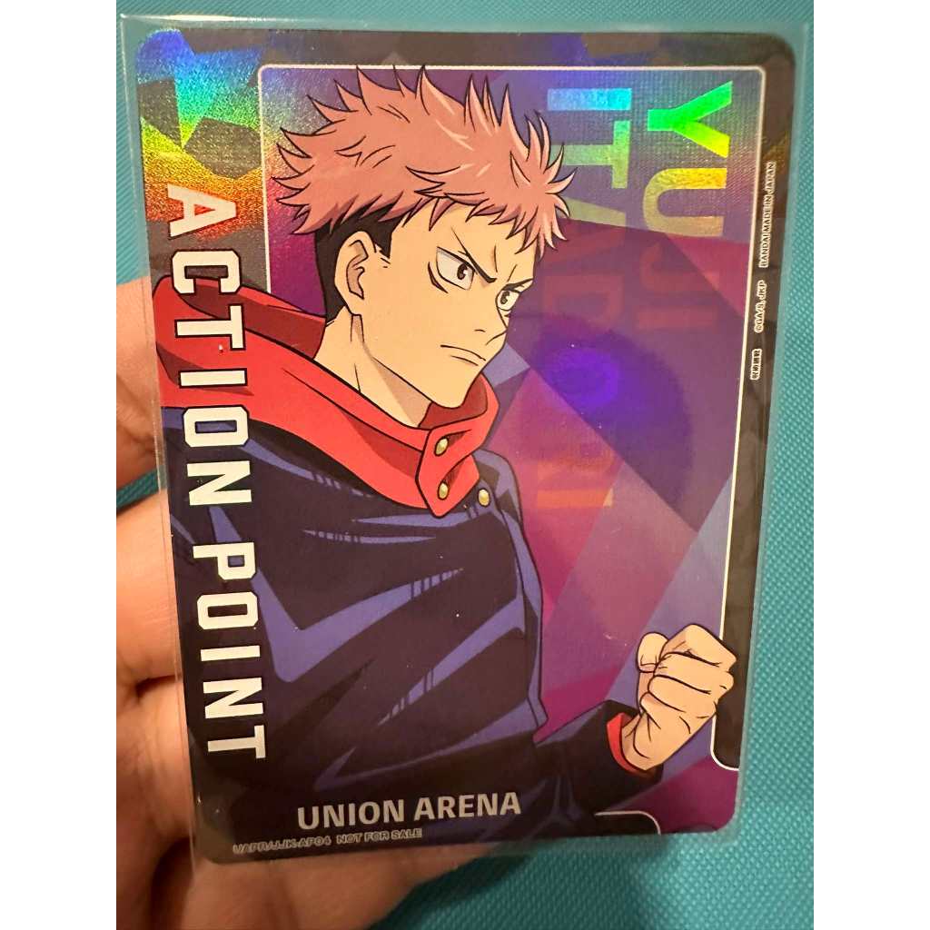 Yuji Itadori Action Point Promo UAPR/JJK-AP04 Union Arena Card Level ...