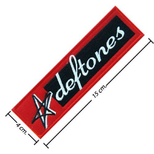 Deftones Music Band Iron on Patch Davetones Arm Logo | Shopee Philippines