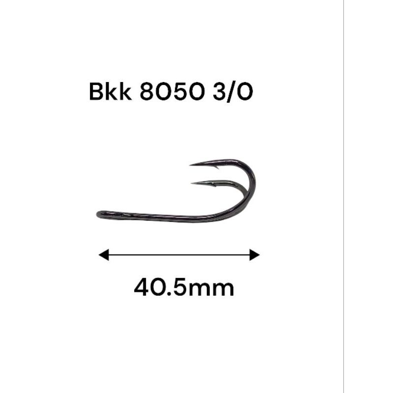 Two-Way Hook BKK 8050 3/0 3 O Is Used With Rubber Frogs Jumping Shaking ...