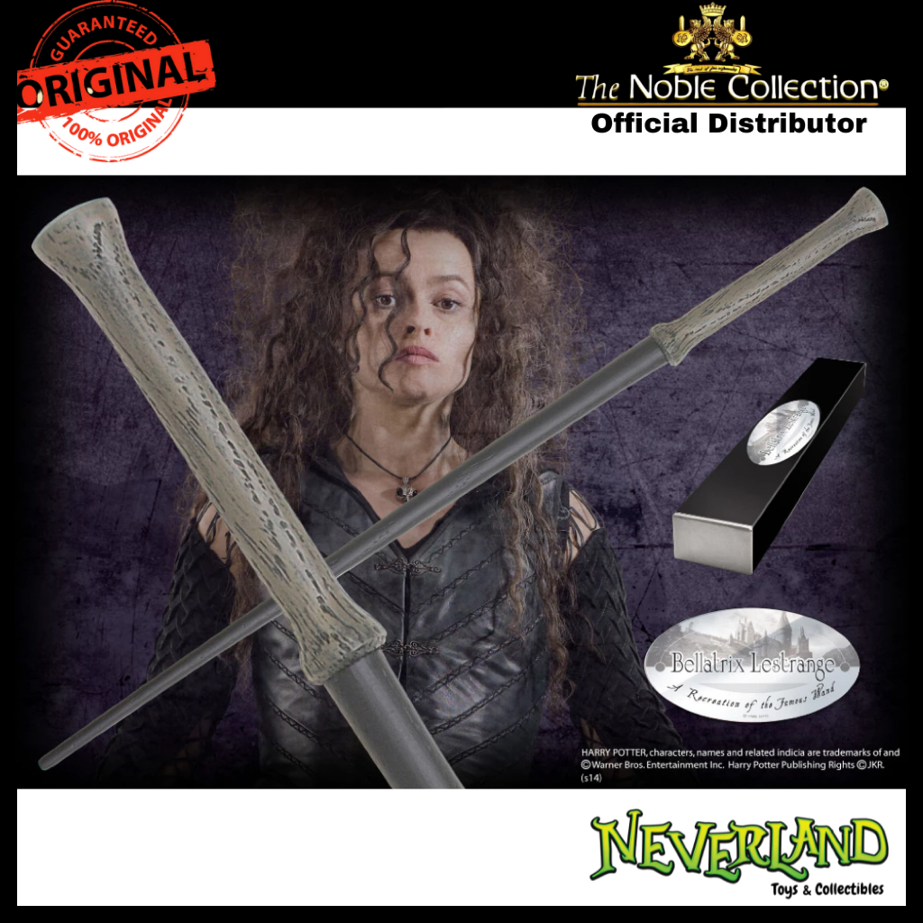 Harry Potter Wand-Bellatrix Lostrange's Noble Collection | Shopee ...
