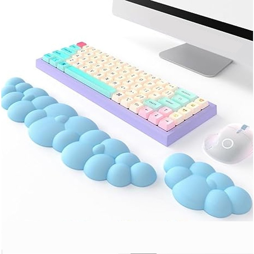 Healthy Keyboard/Mouse Arm Foam Helps Prevent Office Syndrome. Side ...