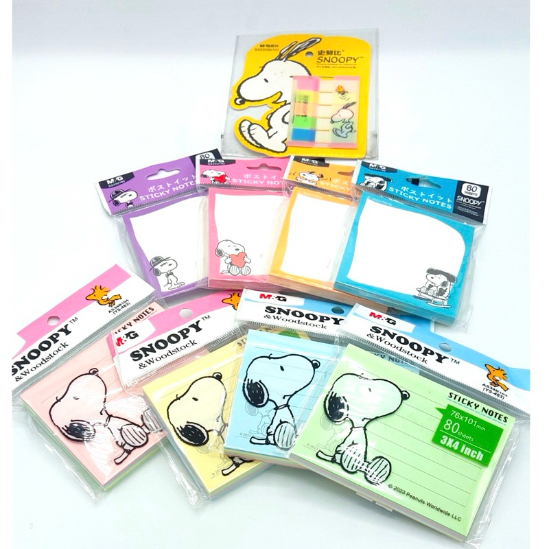 Sticky notes Snoopy Bookmark Tape | Shopee Philippines