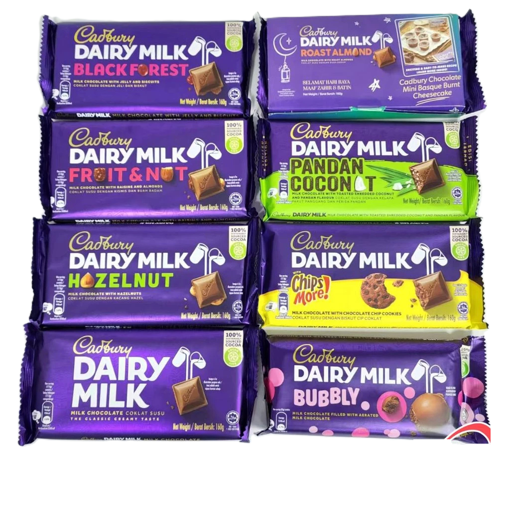 Cadbury Dairy Milk 130-160g | Shopee Philippines
