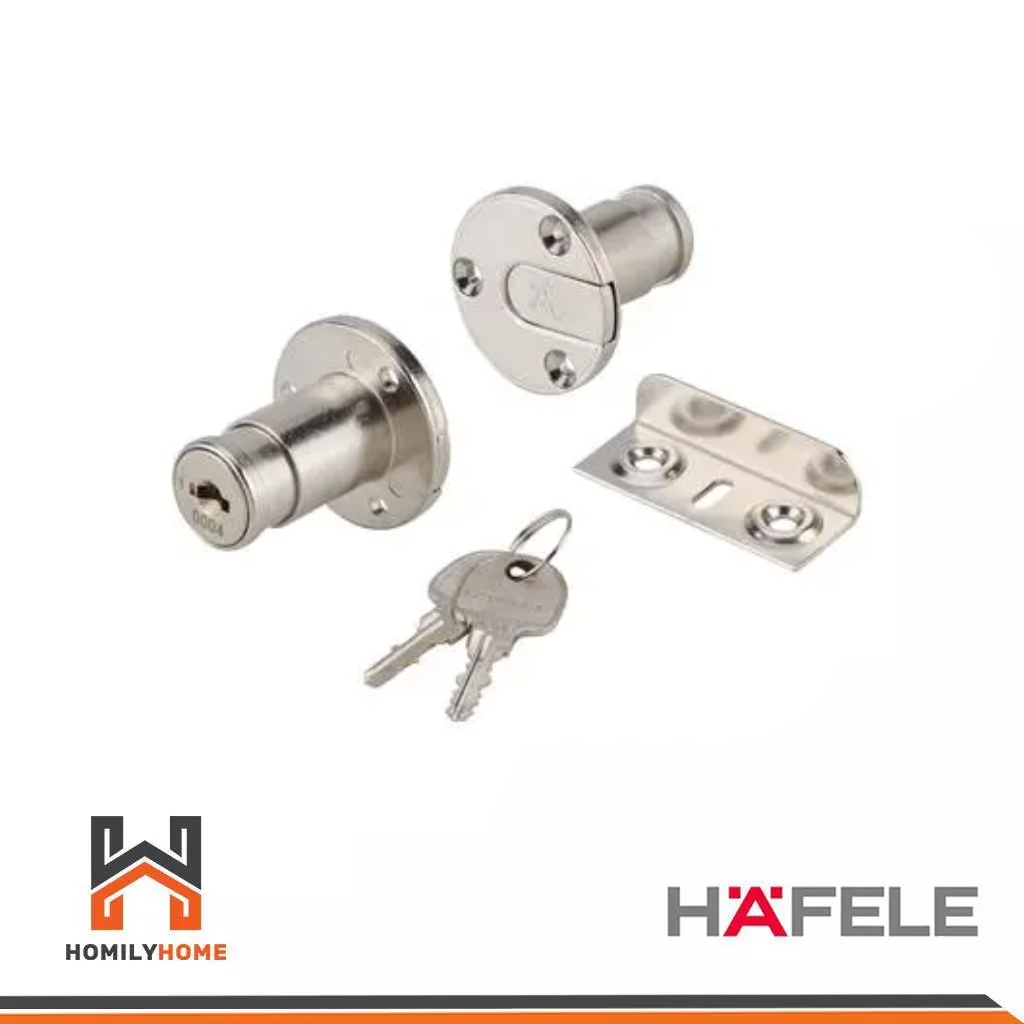 HAFELE Rim Lock SYMO3000 Model 482.01.125 (Pack 1 Set) Nickel Color ...