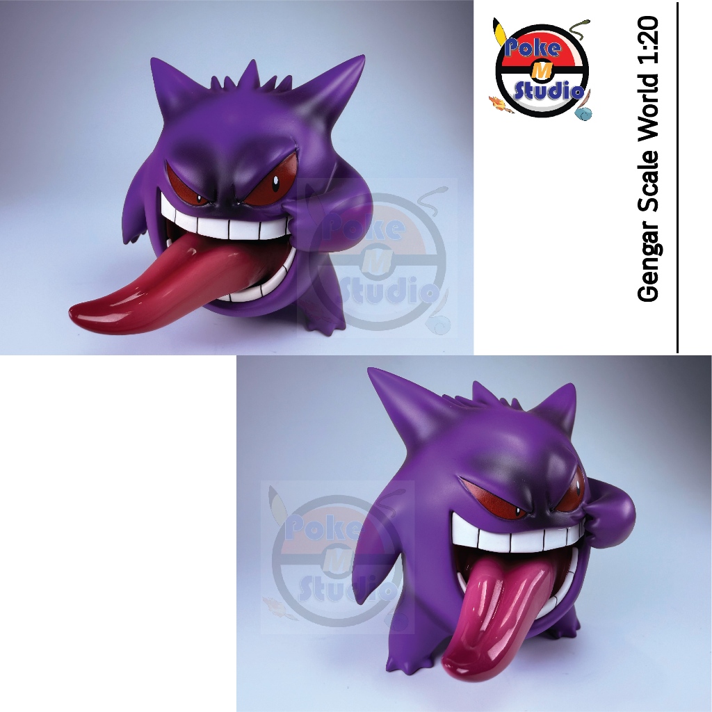 Pokemon Scale World 1:20 Gengar Pokémon Camp Fair Resin | Shopee ...