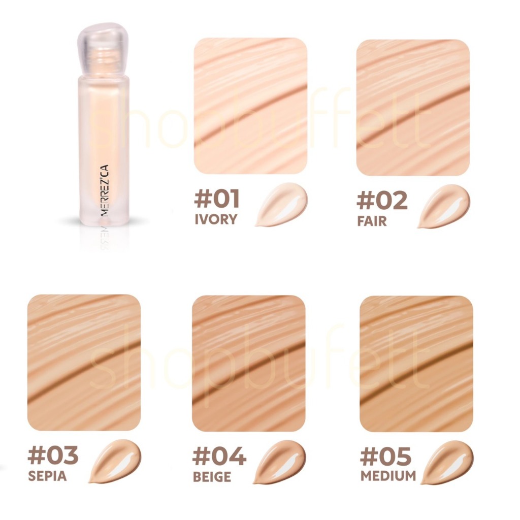 (1 Stick) Merrezca Silky Fit Liquid Concealer (5 Shades To Choose ...