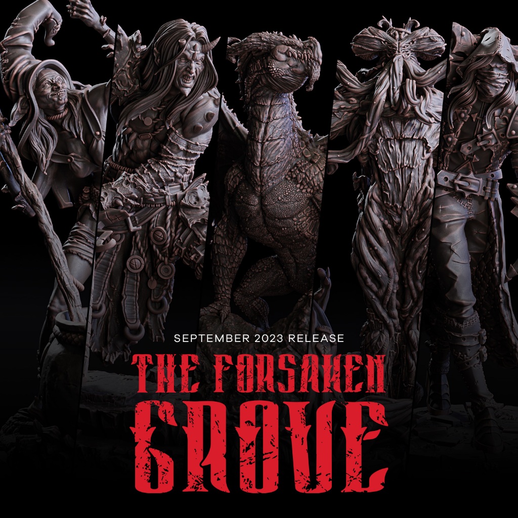 DnD miniature-The Forsaken Grove-Model For [Made to order Parcel ...
