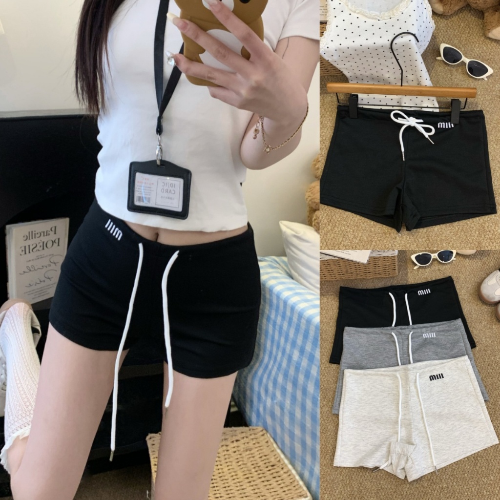 Beryl Women's Shorts Foreign Style Plain Color Stylish And Simple ...