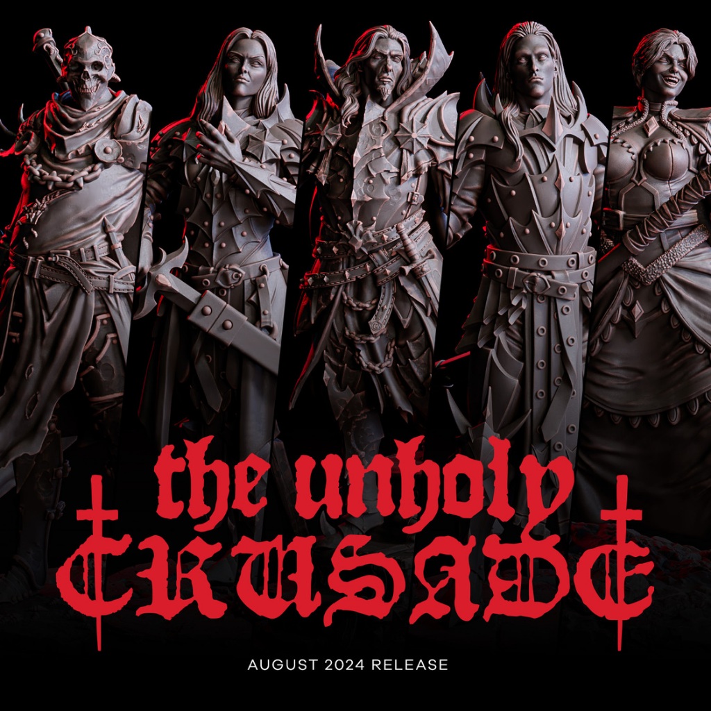 The Unholy Crusade-Model For DnD Miniature [Made to order Parcel ...