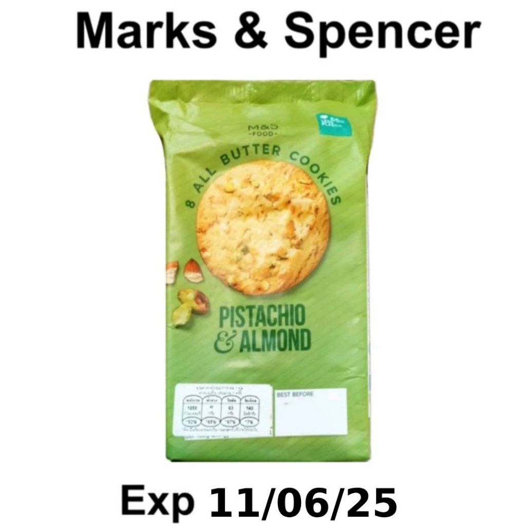 Mark & Spencer M&S Food: Pistachio Almond Cookies | Shopee Philippines