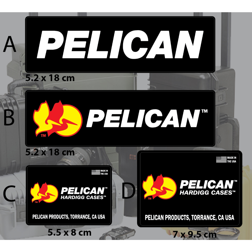 PELICAN PRODUCTS Sticker Shockproof Box | Shopee Philippines