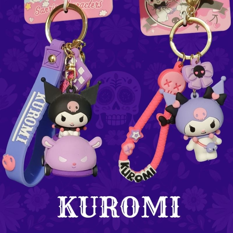 Kuromi Keychain Cute Sanrio Label With Strap. | Shopee Philippines