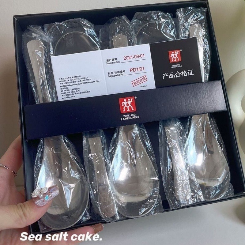 Zwilling Palace Spoon 5pcs Set Food Grade Stainless Steel Spoons Five ...