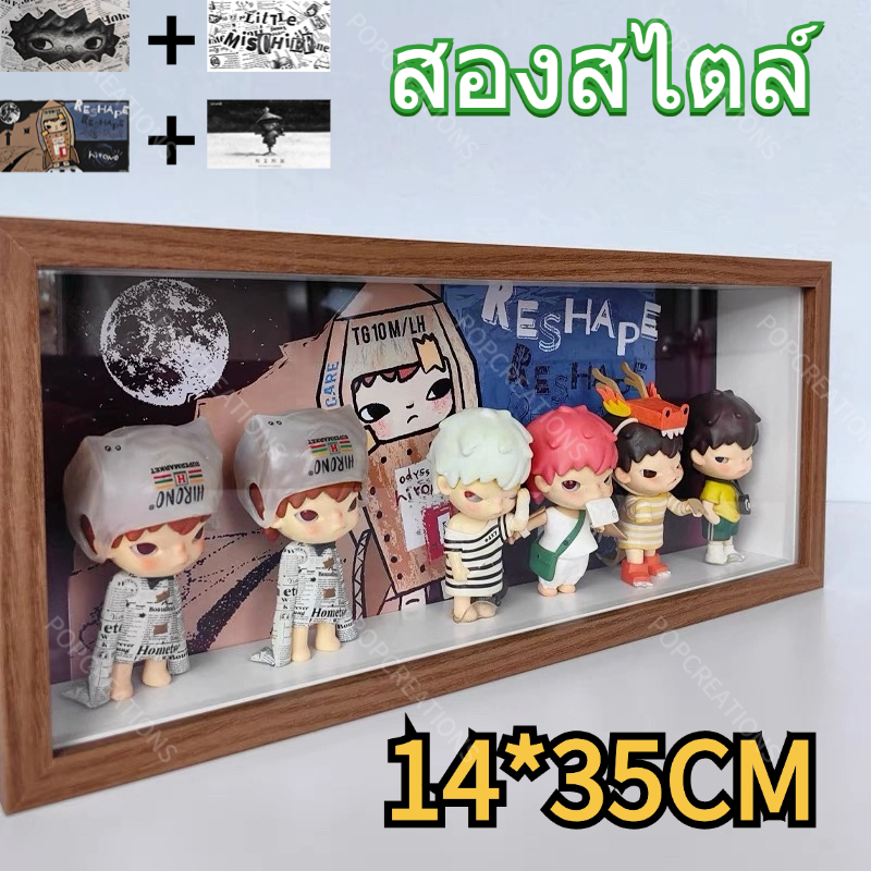 POPCREATIONS diy POPMART 14*35 Figure Box Photo Frame HIRONO Hacipu ...